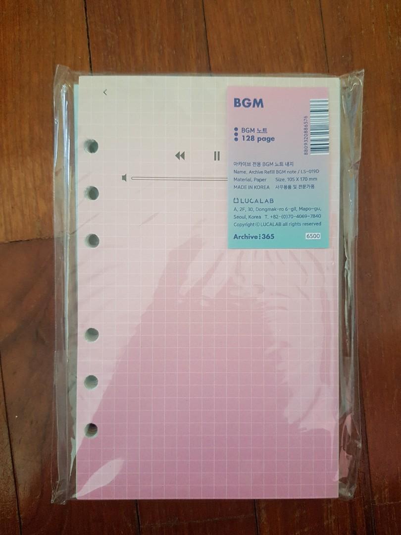 lucalab bgm note (10sheets), Hobbies & Toys, Stationery & Craft, Stationery & School Supplies on ...