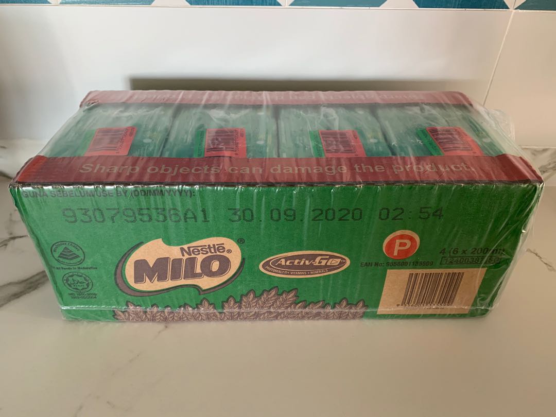 MILO UHT chocolate malt packet drinks (CASE), Food & Drinks, Beverages ...
