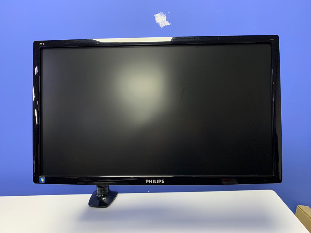 Philips 23.5" 寸 monitor screen 螢幕 顯示器 連支架 244E, 家庭電器, 電視 & 其他娛樂, 電視組件及 ...