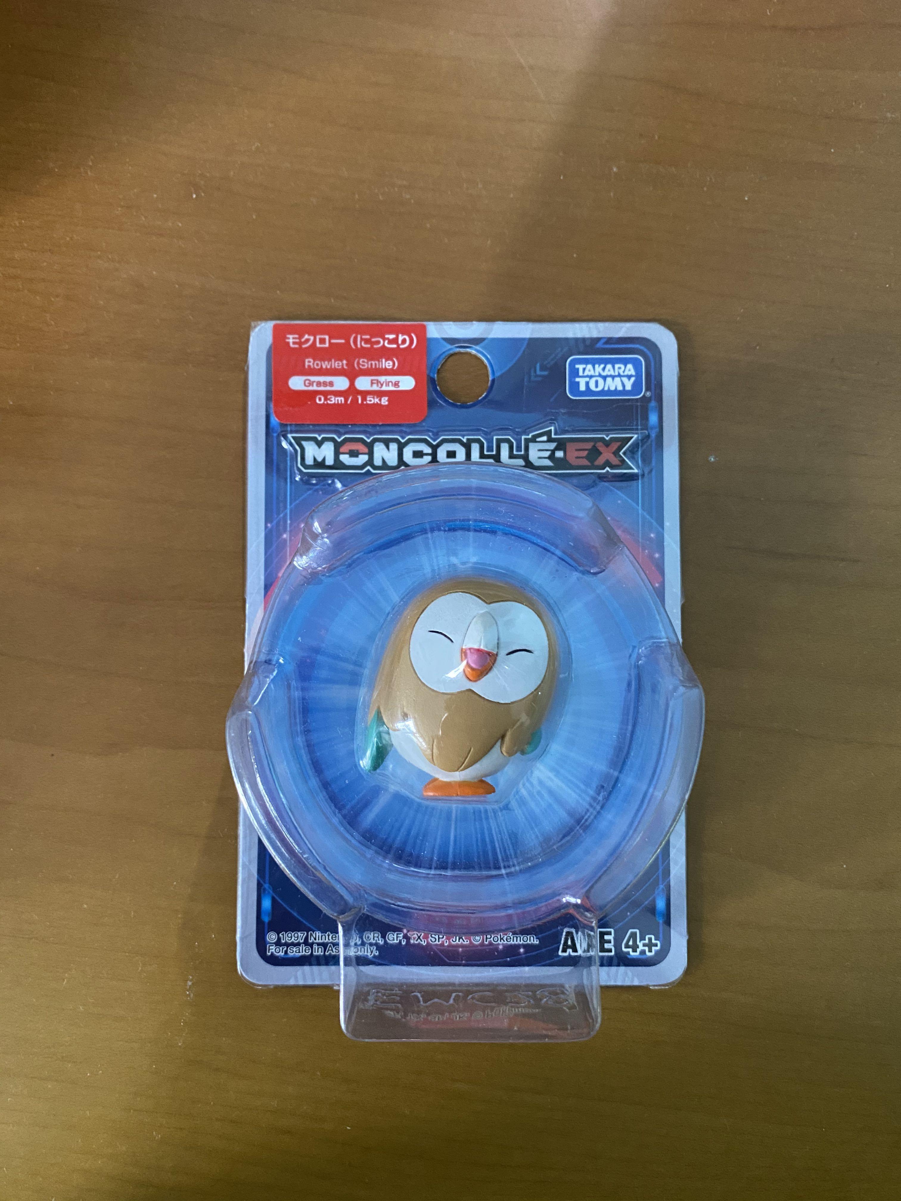 Pokemon Moncolle - ex Rowlet (Smile), Hobbies & Toys, Toys & Games on ...