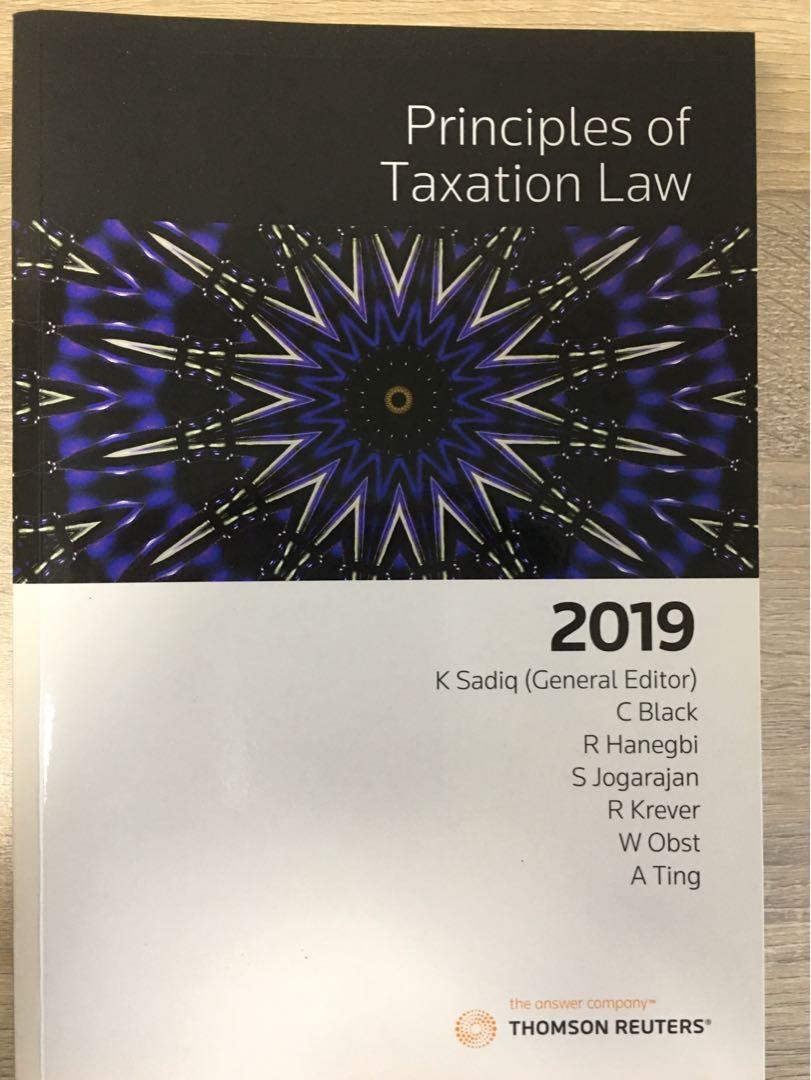 Principles of Taxation Law, Hobbies & Toys, Books & Magazines ...