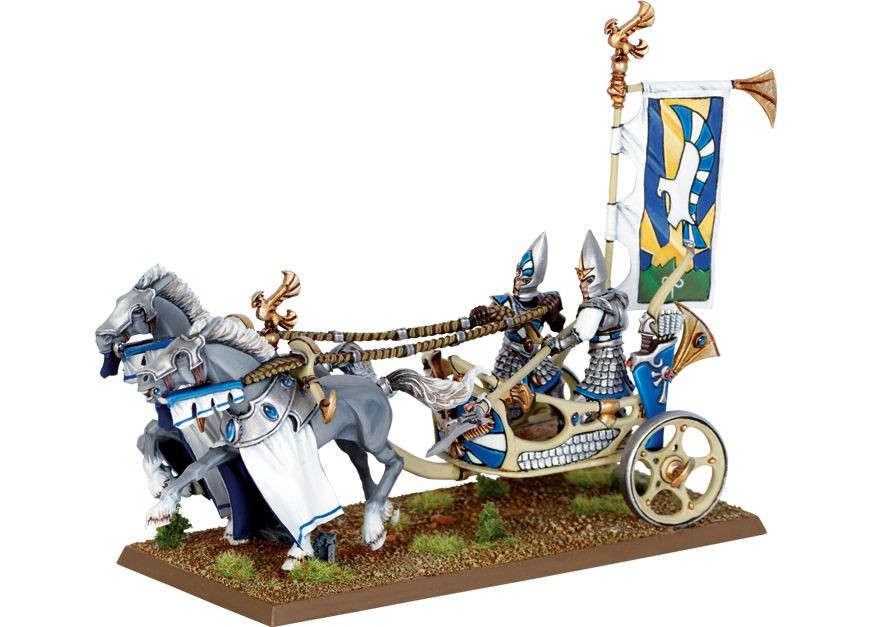 Warhammer fantasy high elf chariot (horse version), Hobbies & Toys ...