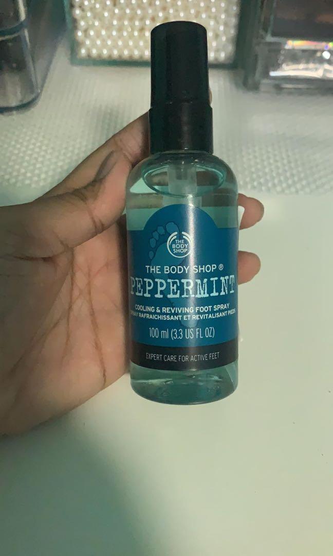 Bodyshop Peppermint Footspray, Beauty & Personal Care, Foot Care on ...
