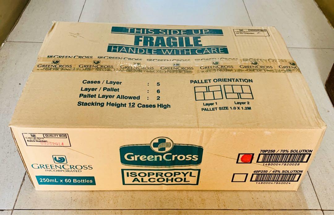 Isopropyl Alcohol 70% 250mL x 60, Health & Nutrition, Medical Supplies ...