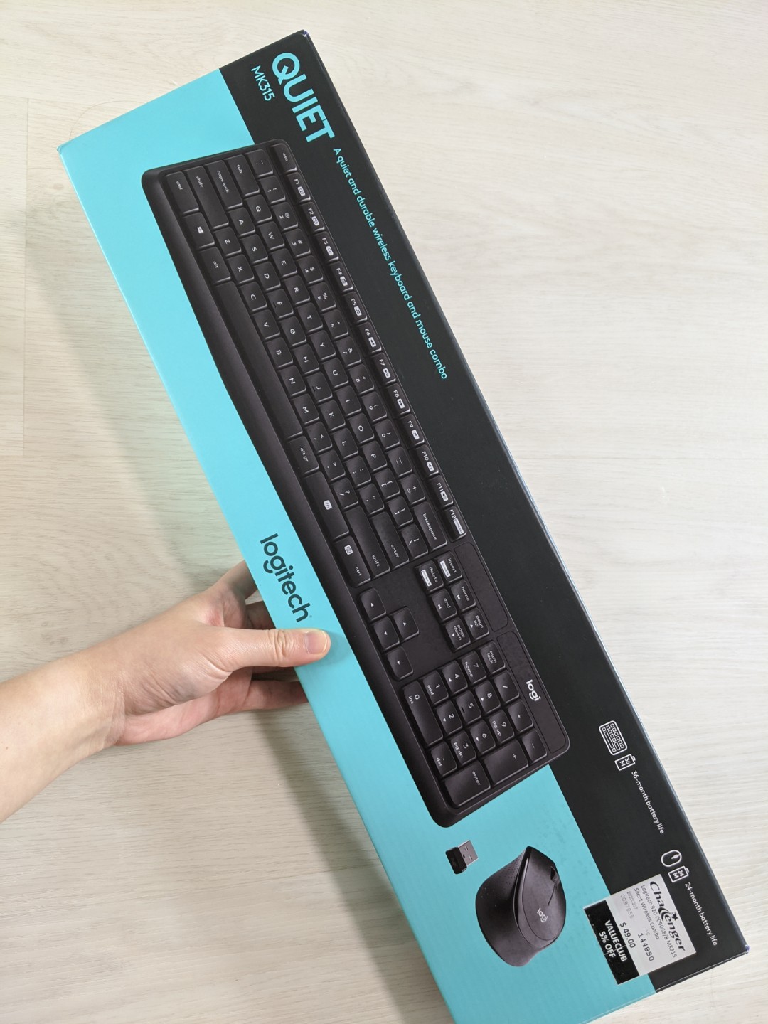 Logitech wireless MK315 keyboard & mouse combo, Computers & Tech, Parts ...