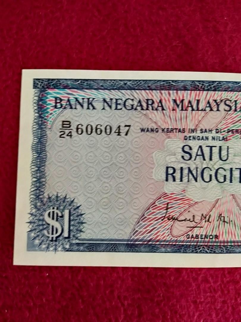 Malaysia 1 ringgit 1967 first issue, Hobbies & Toys, Memorabilia & Collectibles, Currency on ...