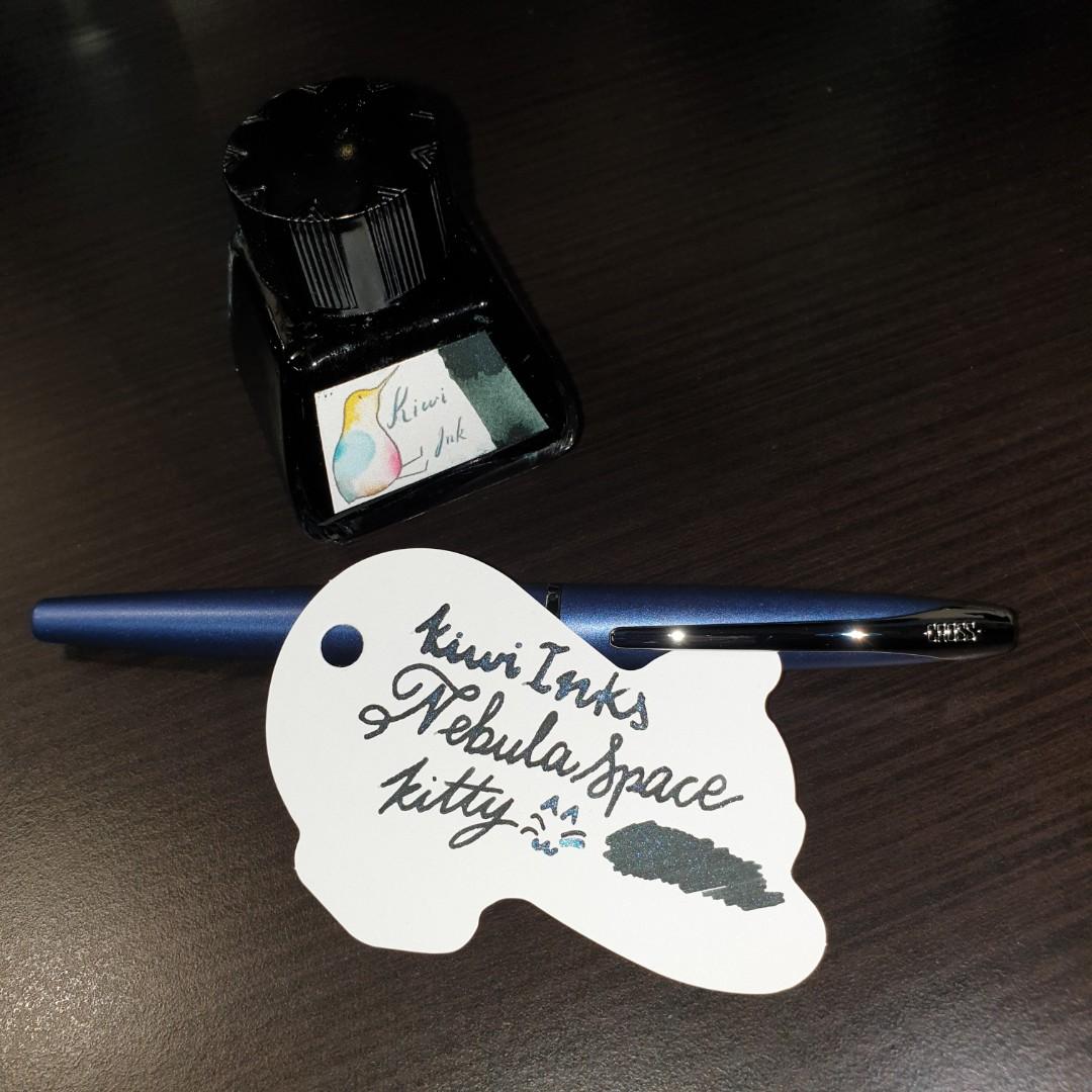 Nebula Space Kitty Kiwi Inks Fountain Pen Ink Sample 5ml, Hobbies ...