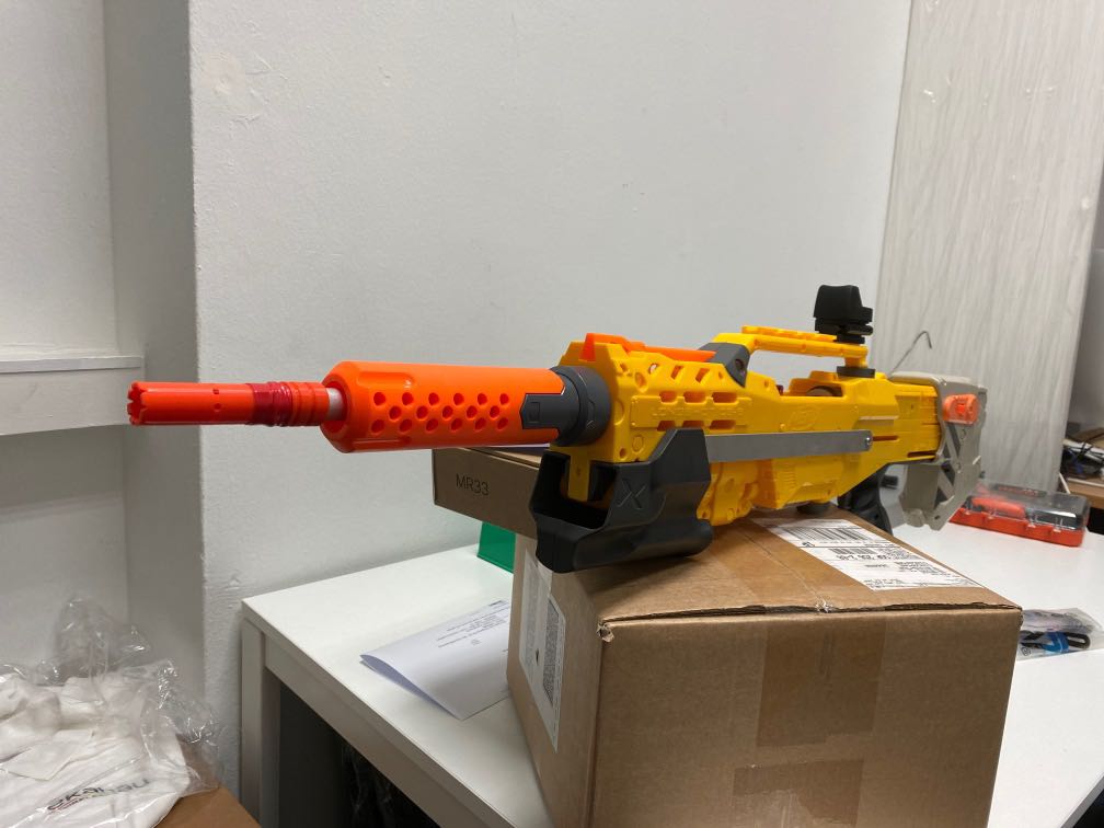 Nerf longshot modded, Hobbies & Toys, Toys & Games on Carousell