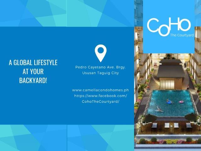 Studio Unit Condominium Near Makati BGC The Courtyard Taguig walking d ...