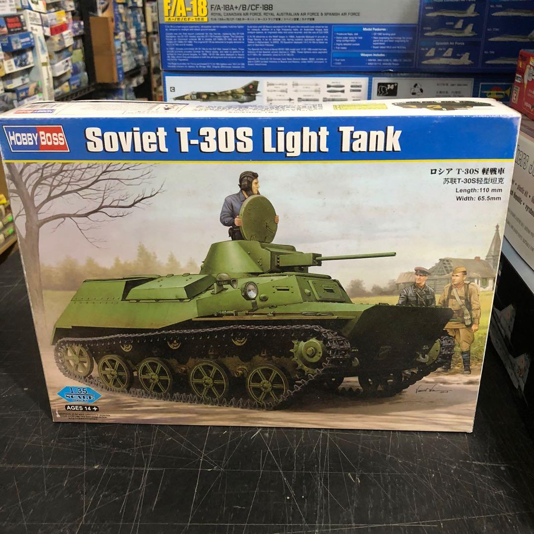 1/35 Hobby Boss Soviet T-30S Light Tank Model Kit, Hobbies & Toys, Toys ...