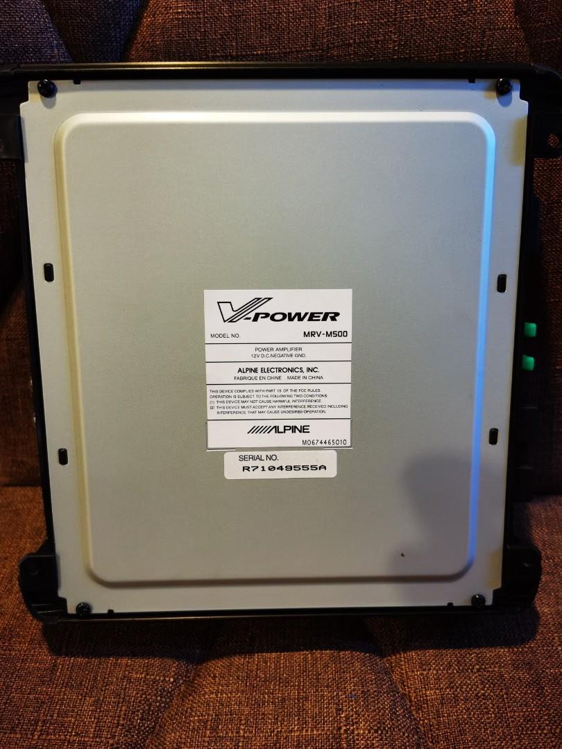 Alpine mrv500 amplifier, Audio, Other Audio Equipment on Carousell
