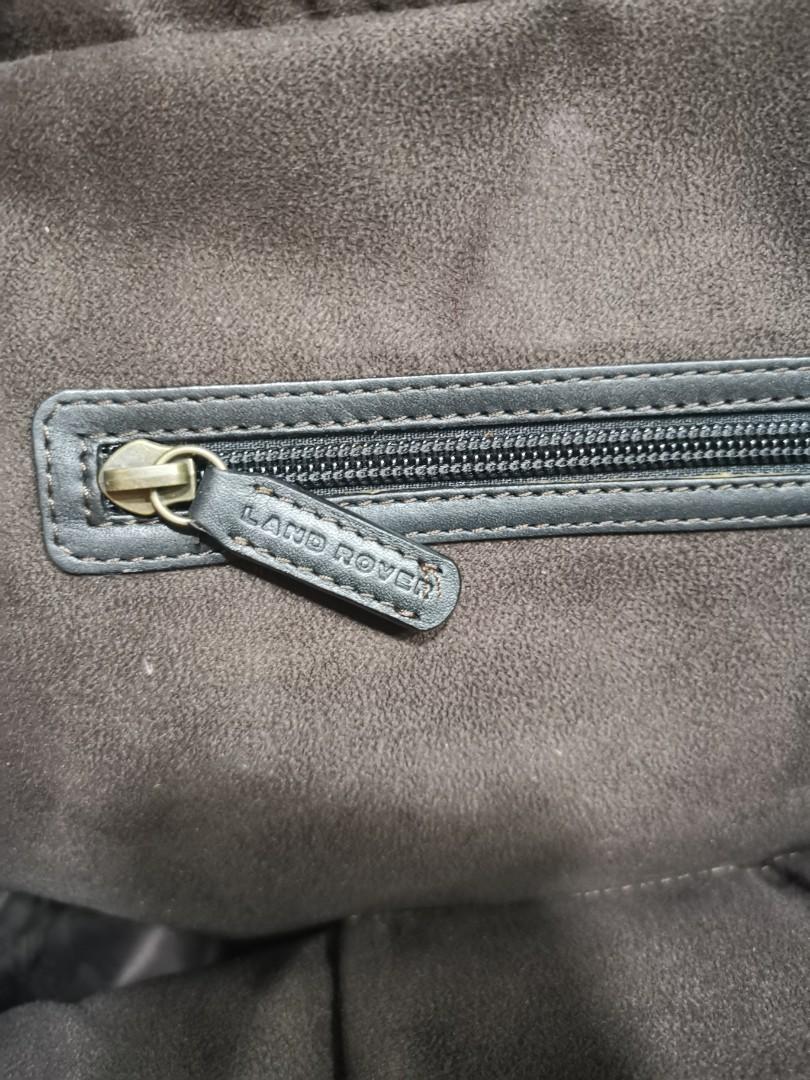 Authentic LAND ROVER genuine leather laptop bag brief, Men's Fashion ...
