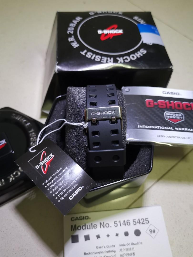 Casio G-Shock Watch Model 5146 (Black & Gold), Mobile Phones & Gadgets ...