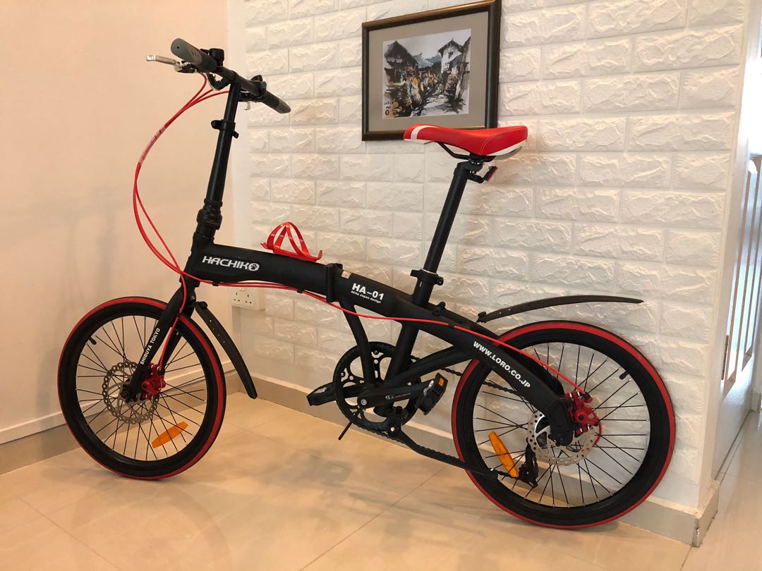 Hachiko HA-01 Foldable Bike, Sports Equipment, Bicycles & Parts, Bicycles on Carousell