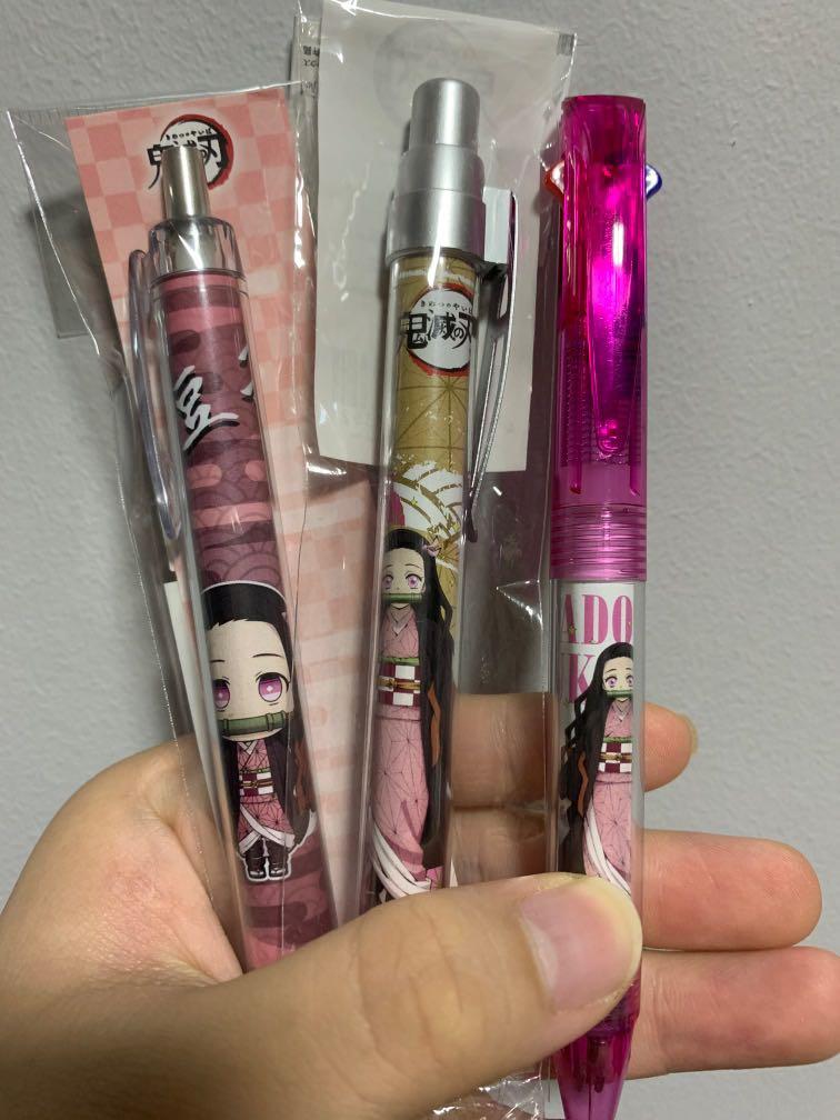 Nezuko pens and pencil , Hobbies & Toys, Stationery & Craft, Stationery ...