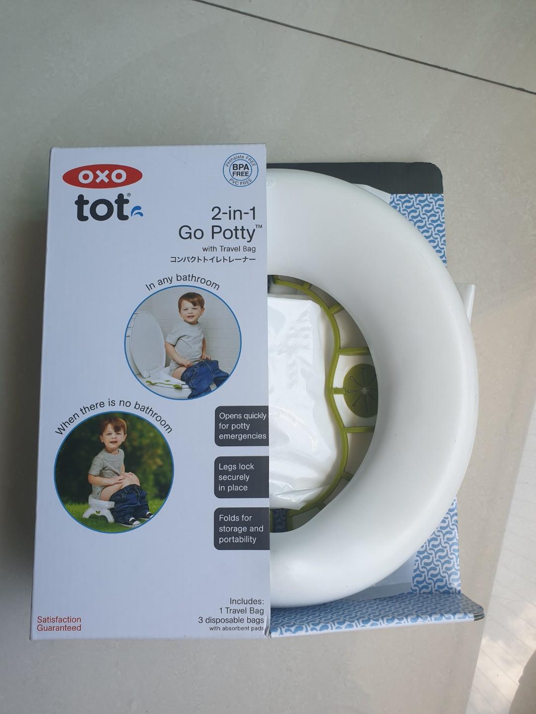 oxo tot 2 in 1 Go Potty with travel Bag, Babies & Kids, Infant Playtime on Carousell
