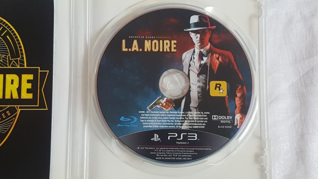 PlayStation 3 PS3 L.A. Noire, Video Gaming, Video Games, PlayStation on ...