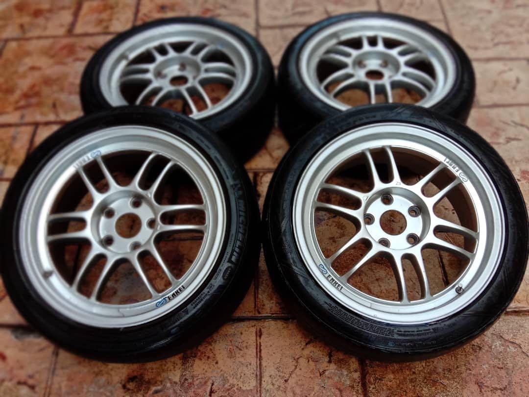 Rim Enkei RPF1 17x7.5jj 5x114, Auto Accessories on Carousell
