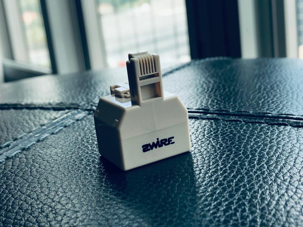 2wire RJ11 Telephone Connector Splitter: 1 Female to 2 Female ...