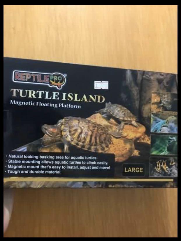 Terrapin floating platform with magnets, Pet Supplies, Homes & Other ...