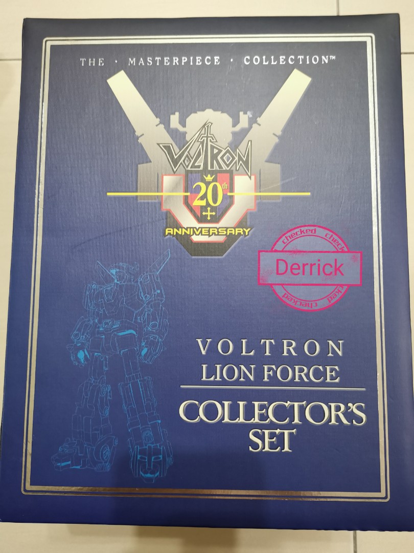Toynami Masterpiece Voltron 20th Anniversary Lion Force Collector Set ...