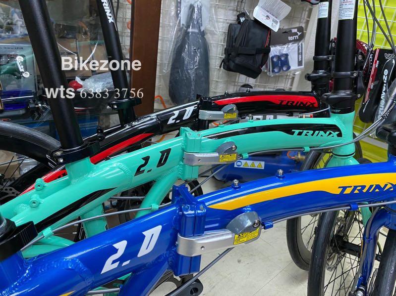 Trinx Dolphin 2.0 鋁合金 (451) 8speed 摺疊單車 Folding Bike 2020, 運動產品, 單車及配件 ...