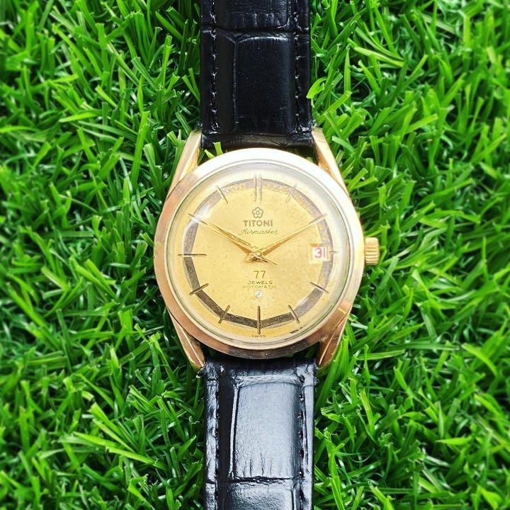 Vintage Watch Titoni, Men's Fashion, Watches on Carousell