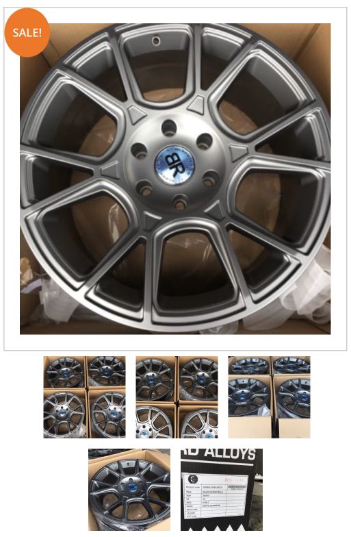 20" Blackrhino Mala Magwheels 6Holes pcd 139 Original, Car Parts ...