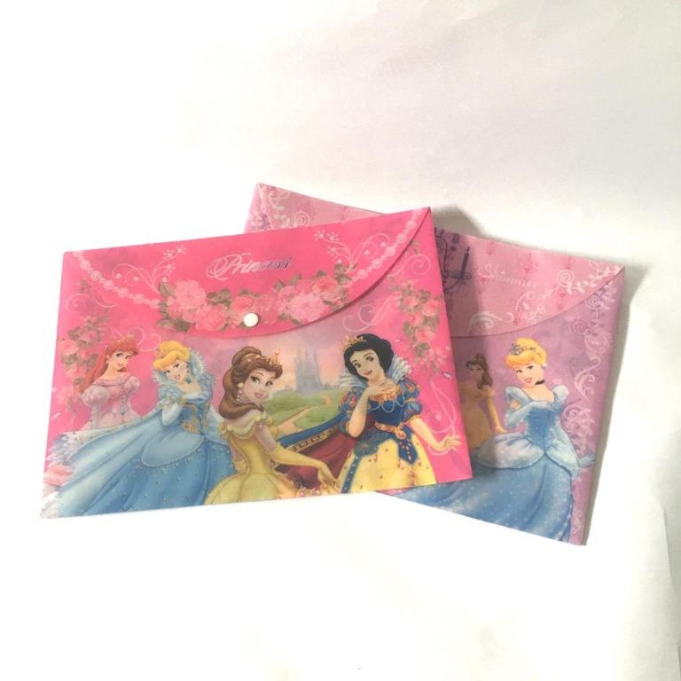 2 A4 Size Disney Princess files folders pack, Hobbies & Toys ...