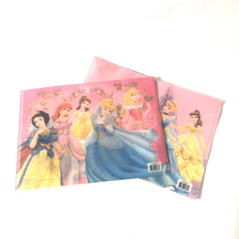2 A4 Size Disney Princess files folders pack, Hobbies & Toys ...