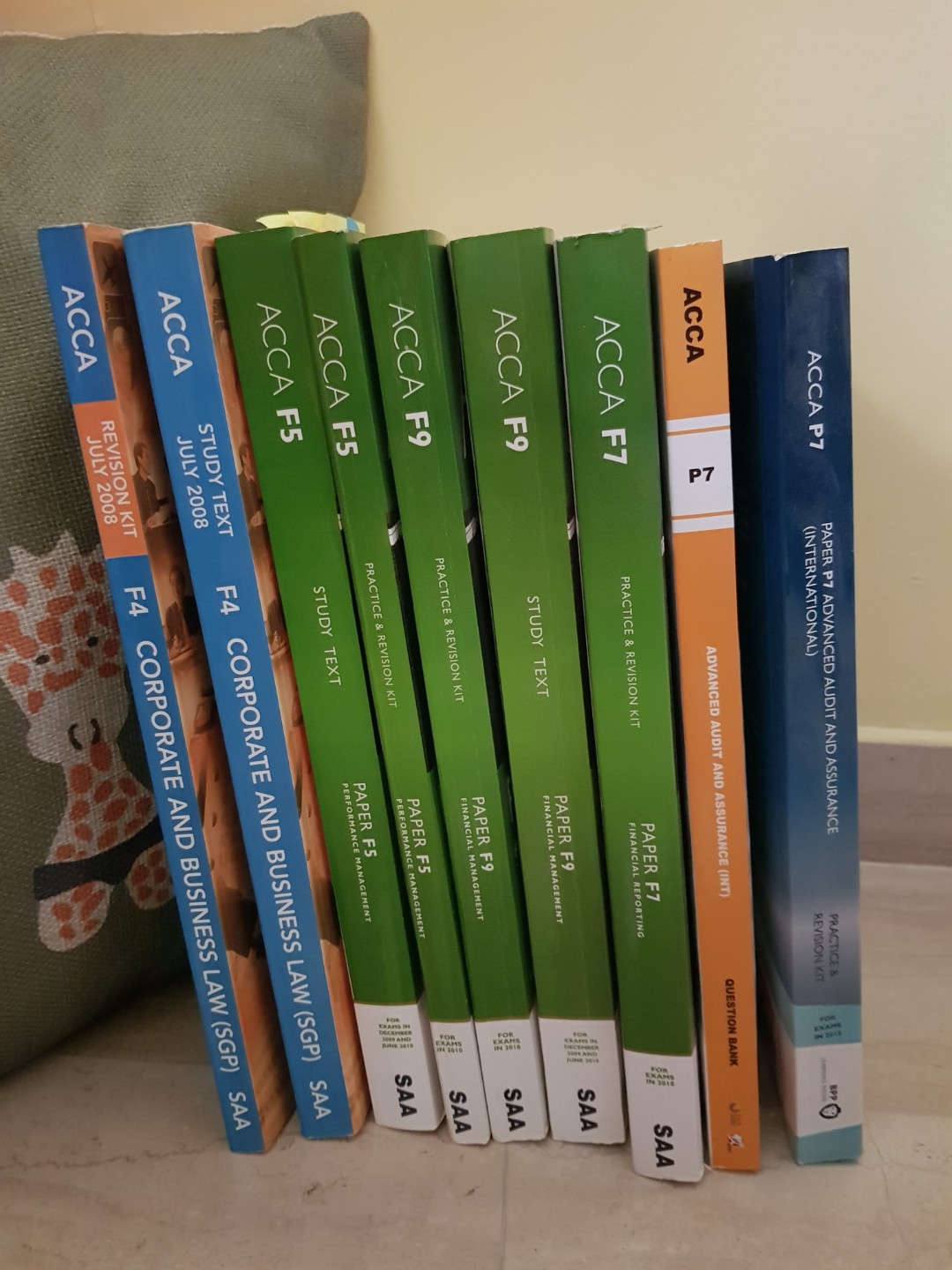 ACCA study textbook and revision kit by SAA, Hobbies & Toys, Books ...