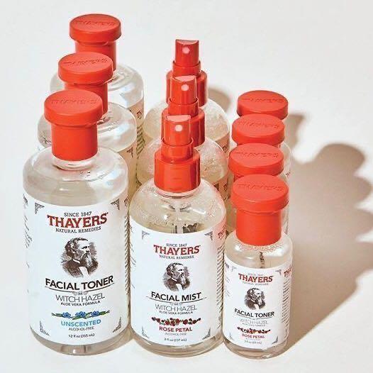 Alcohol free: Thayers Rose Petals Witch Hazel Toner / Travel / Mist ...