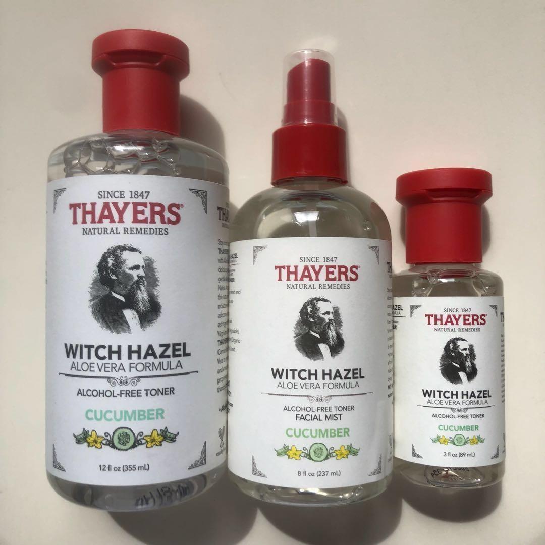 Alcohol free: Thayers Rose Petals Witch Hazel Toner / Travel / Mist ...