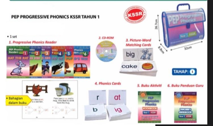 C- PEP Progressive Phonics KSSR Tahun 1, Everything Else, Others on Carousell