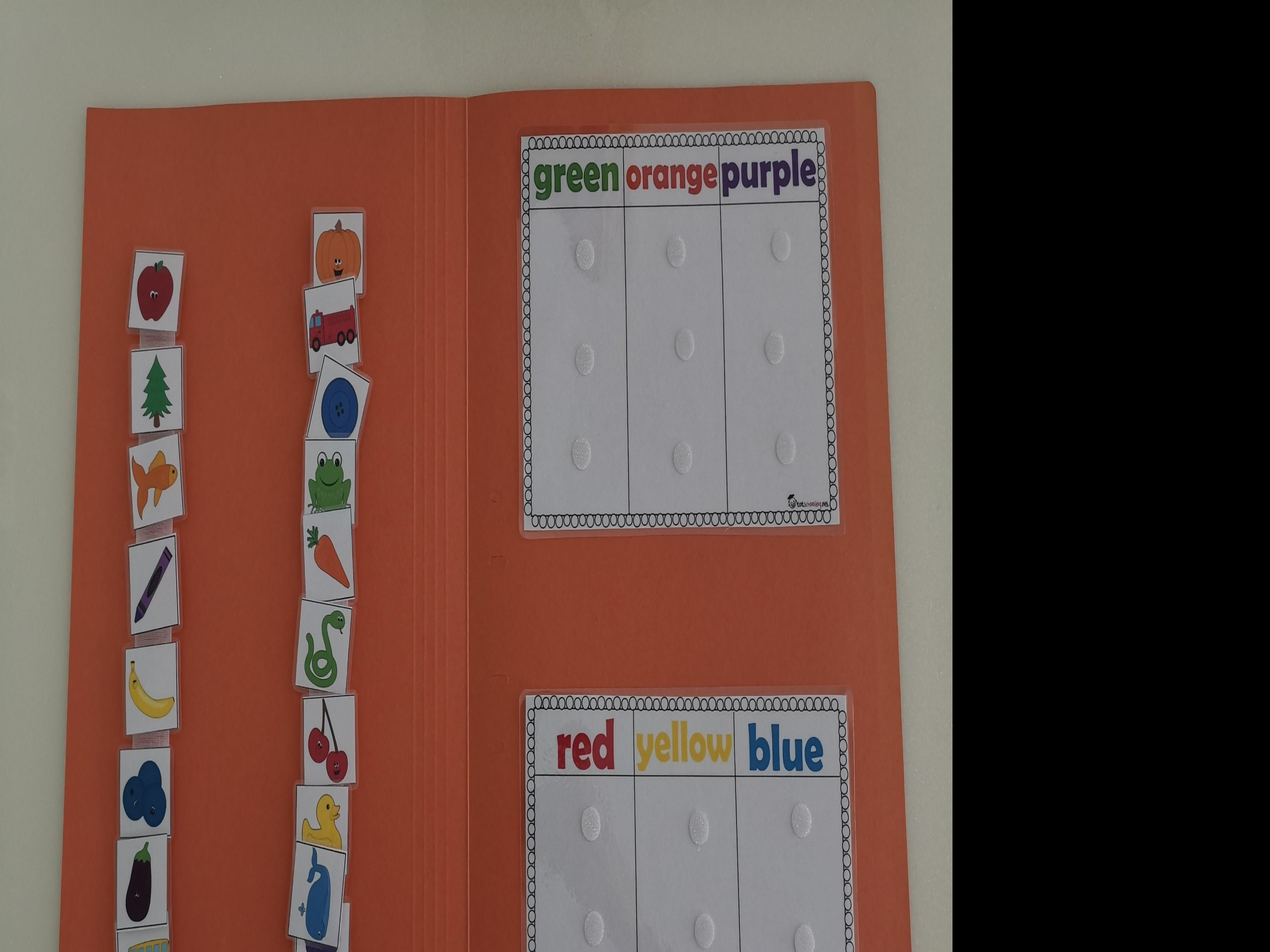 Colour Sorting Folder Task, Babies & Kids, Baby Nursery & Kids ...