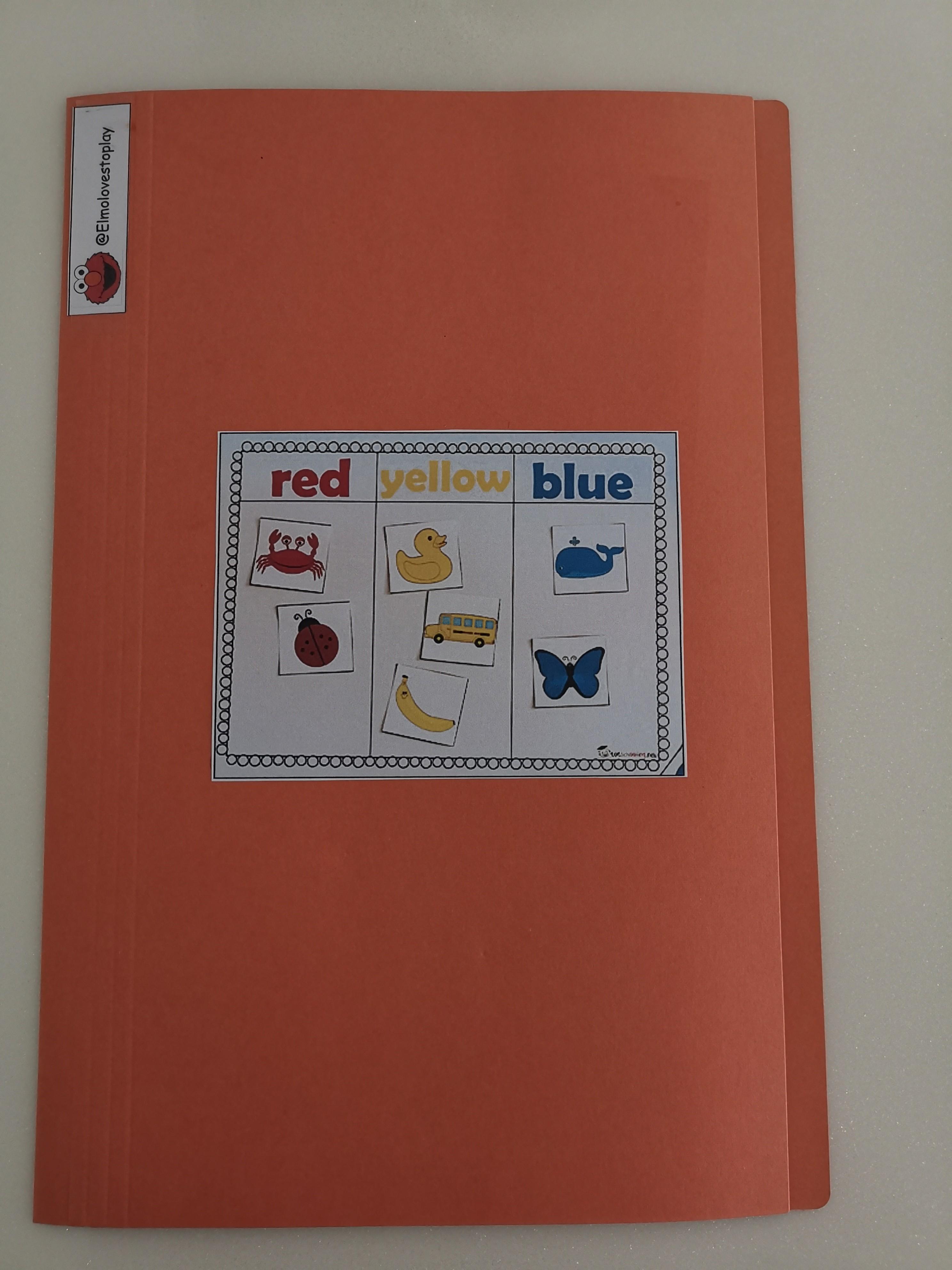 Colour Sorting Folder Task, Babies & Kids, Baby Nursery & Kids ...