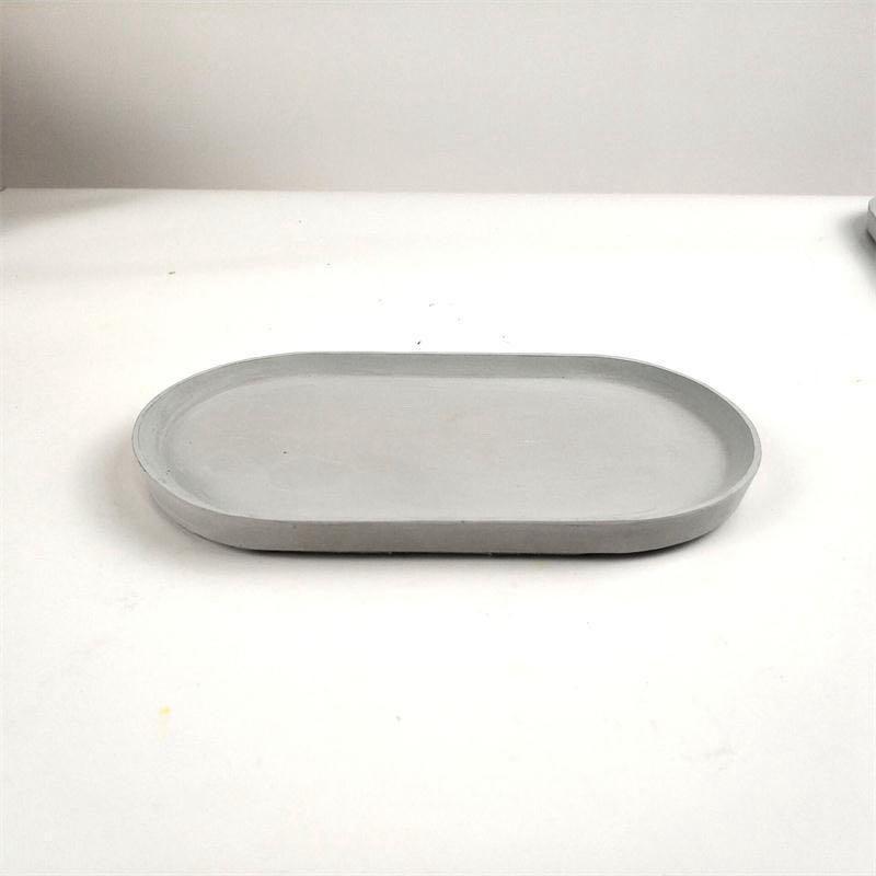 Concrete Cement Tray / Plate / Bowl / Container / Holder, Furniture ...