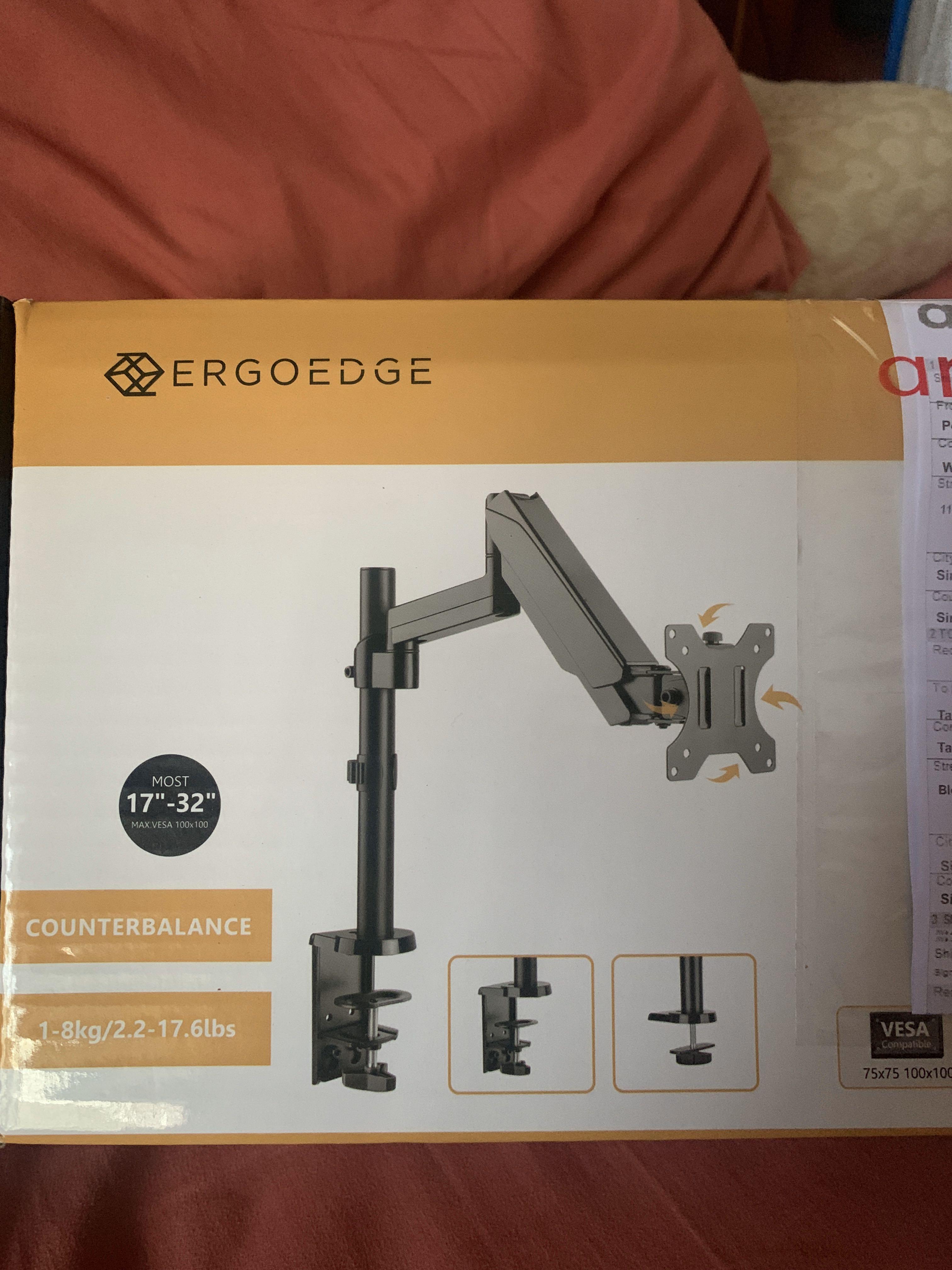 ErgoEdge Freedom Monitor Arm, Computers & Tech, Parts & Accessories ...