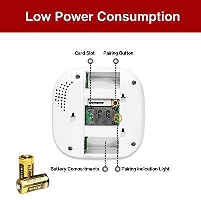 GSM wireless water detector water sensor water alarm siren wireless ...