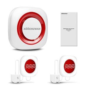 GSM wireless water detector water sensor water alarm siren wireless ...