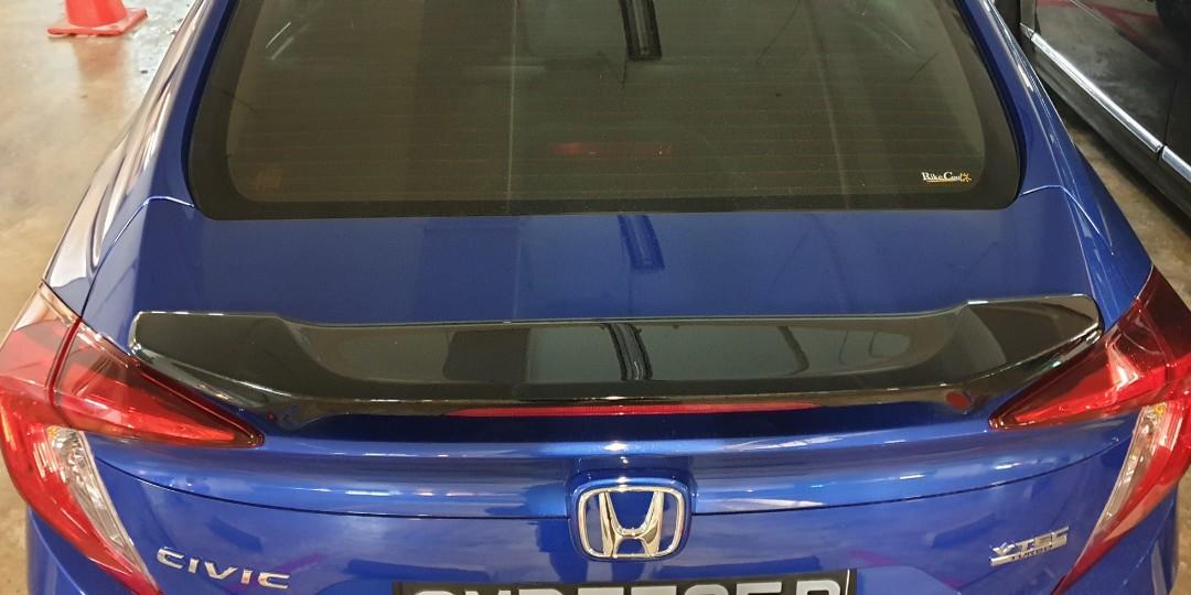 HONDA CIVIC FC REAR SPOILER, Car Accessories, Accessories on Carousell