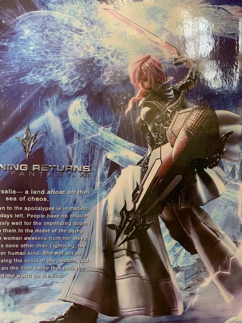 Lightning Returns:Final Fantasy XIII Play Arts Kai Lightning Figure NEW ...