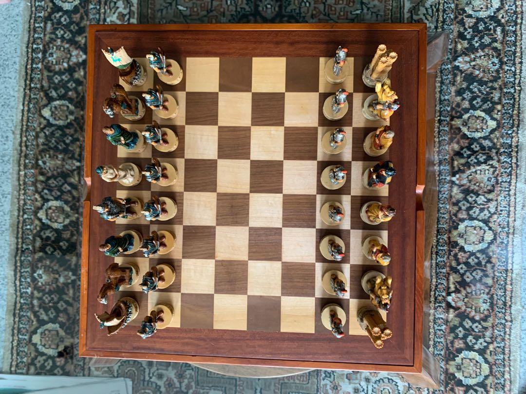 Medieval Chess Board Set, Hobbies & Toys, Toys & Games on Carousell