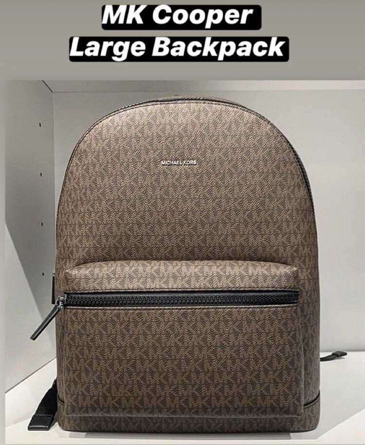 Michael kors cooper brown mens backpack from USA ON HAND PH, Men's ...