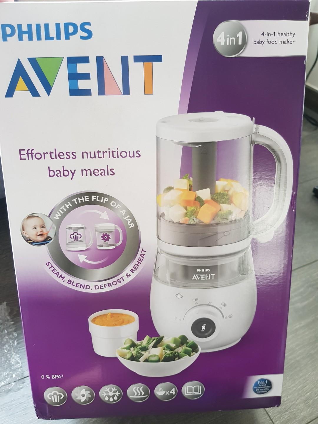 Philips Avent Baby Food Maker (4 in 1), Babies & Kids, Nursing ...