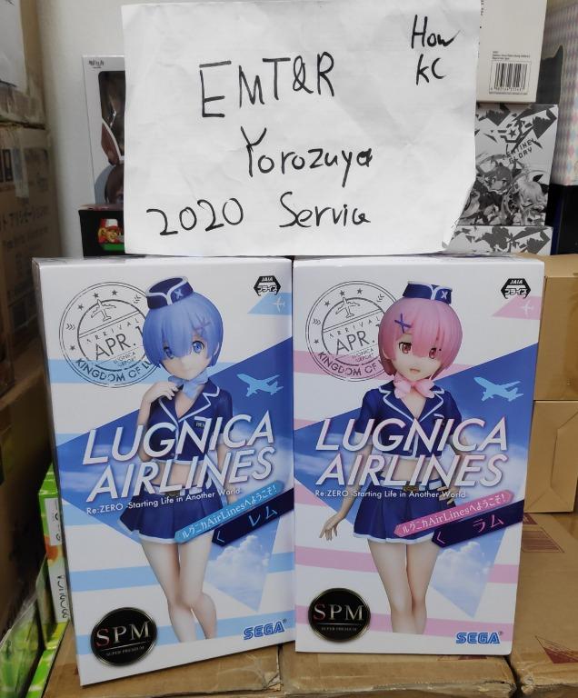 Sega SPM Re:Zero Lugnica Airlines Rem & Ram (SET OF 2), Hobbies & Toys ...