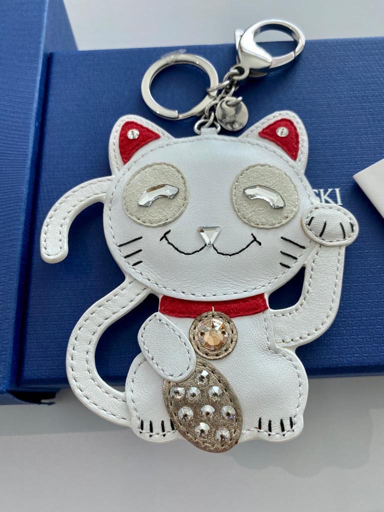 Swarovski - Cat Bag Charm, Luxury, Accessories on Carousell
