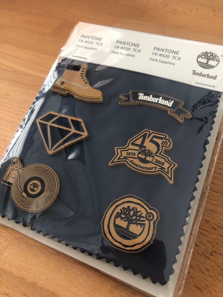 Timberland 45th Anniversary Leather Pin Badges, Hobbies & Toys ...
