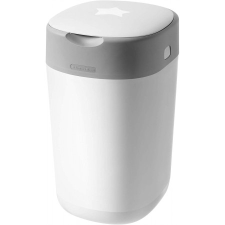 Tommee Tippee Sangenic Twist & Click Advanced Diaper Disposal Bin (1 casette) - White, Babies ...