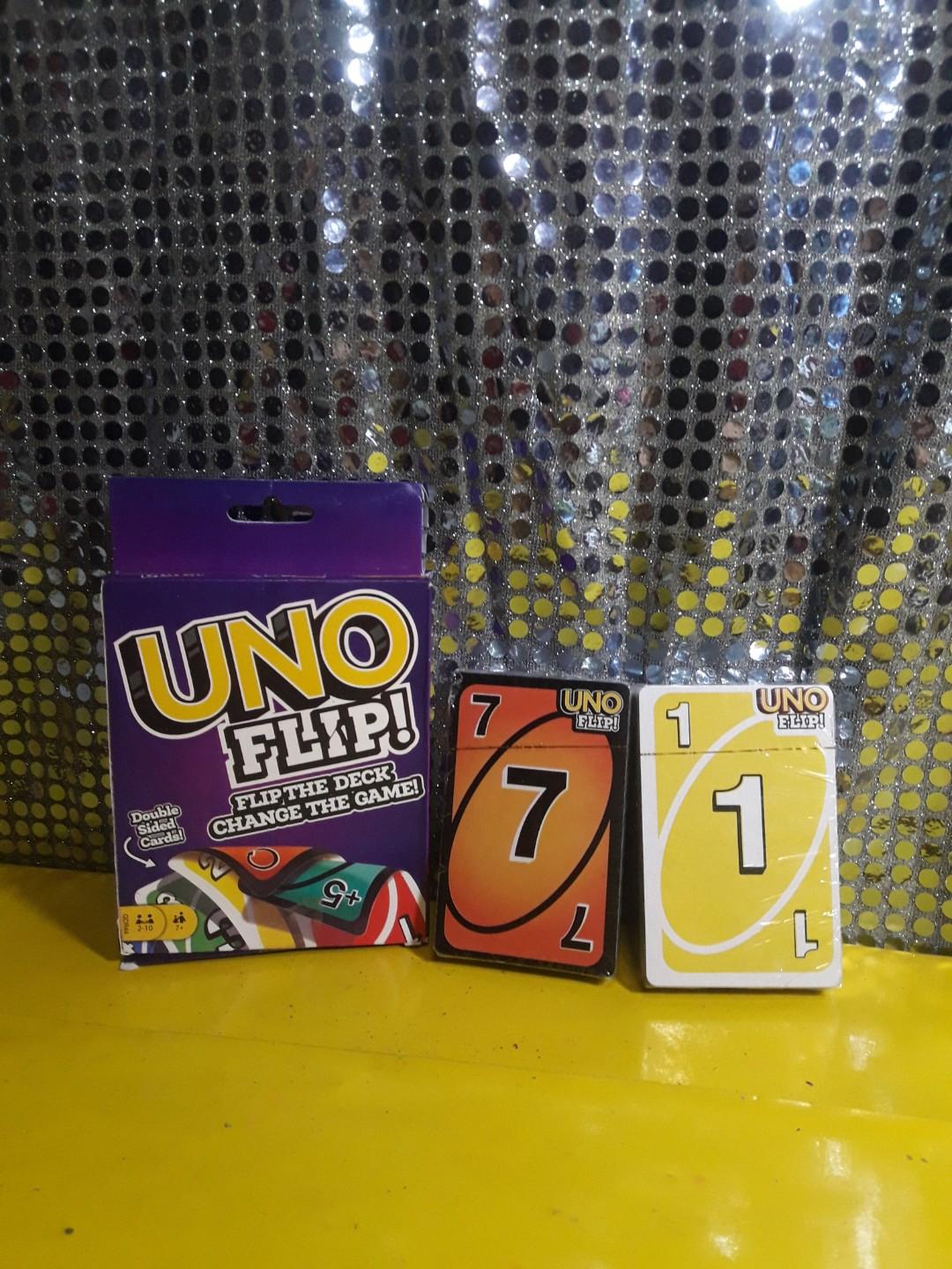 UNO FLIP (CARDS), Hobbies & Toys, Toys & Games on Carousell